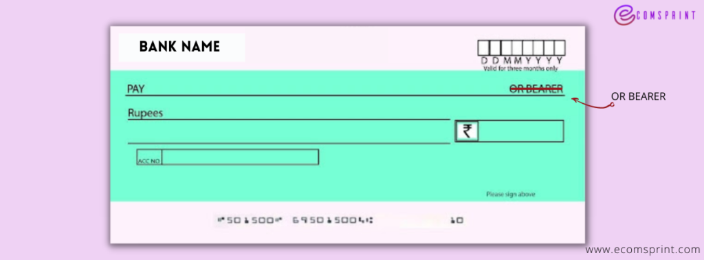 10 Things to consider for a safe Cheque Payment - ECOMSPRINT ...